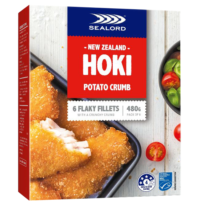 New Zealand Sealord Potato Crumbed Hoki Fillets (480g) – Gourmet Online ...